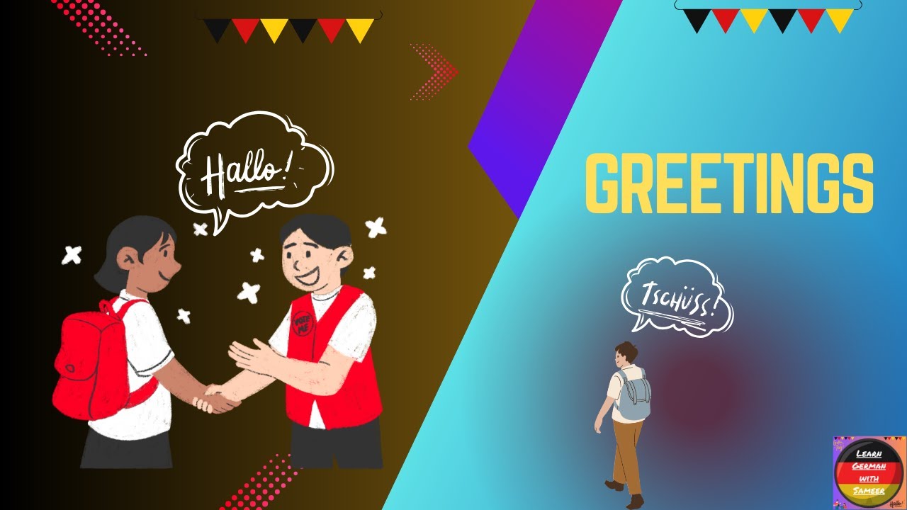 A1 - Lesson 1 | Begrüßungen | Greetings | German for beginners | Learn ...