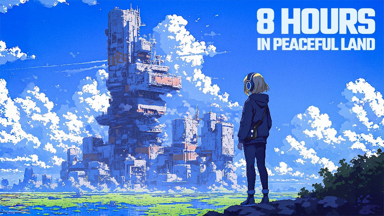 Peaceful Land 🌿 – 8 Hour Lofi Journey for Relaxation & Study - YouTube