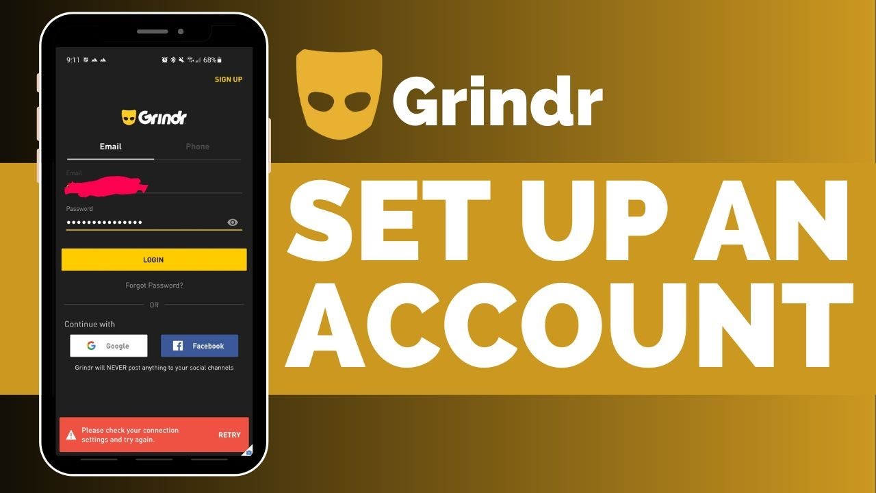 How To Set Up Grindr Account ! - YouTube