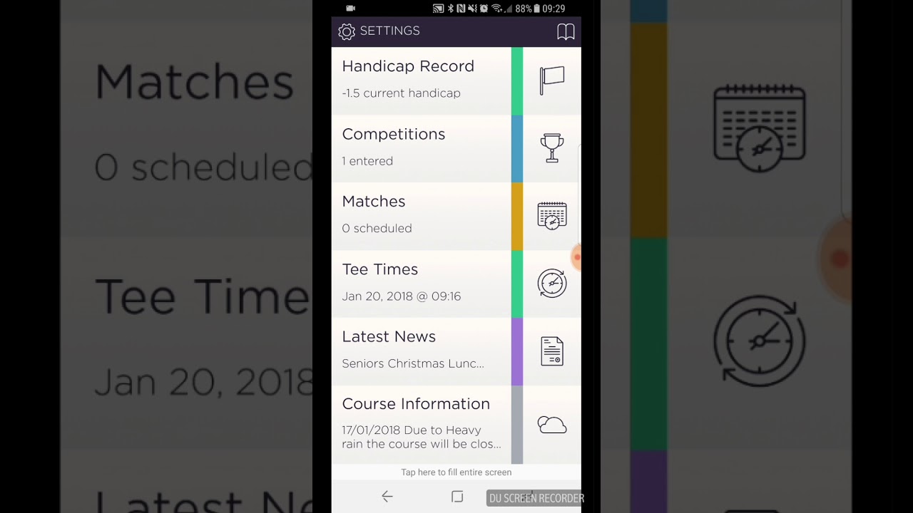 Intelligent Golf Member App Demo - YouTube