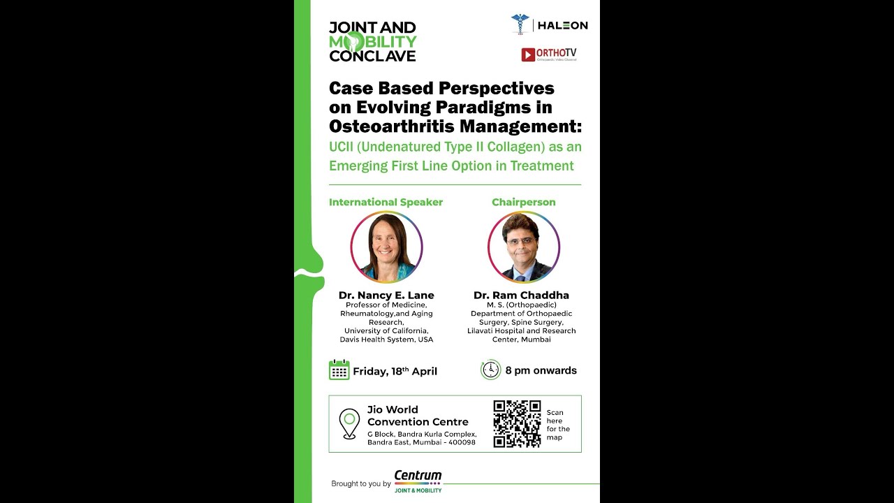 JOINT AND MOBILITY CONCLAVE – Now in Mumbai! – Dr. Nancy E. Lane – Day ...