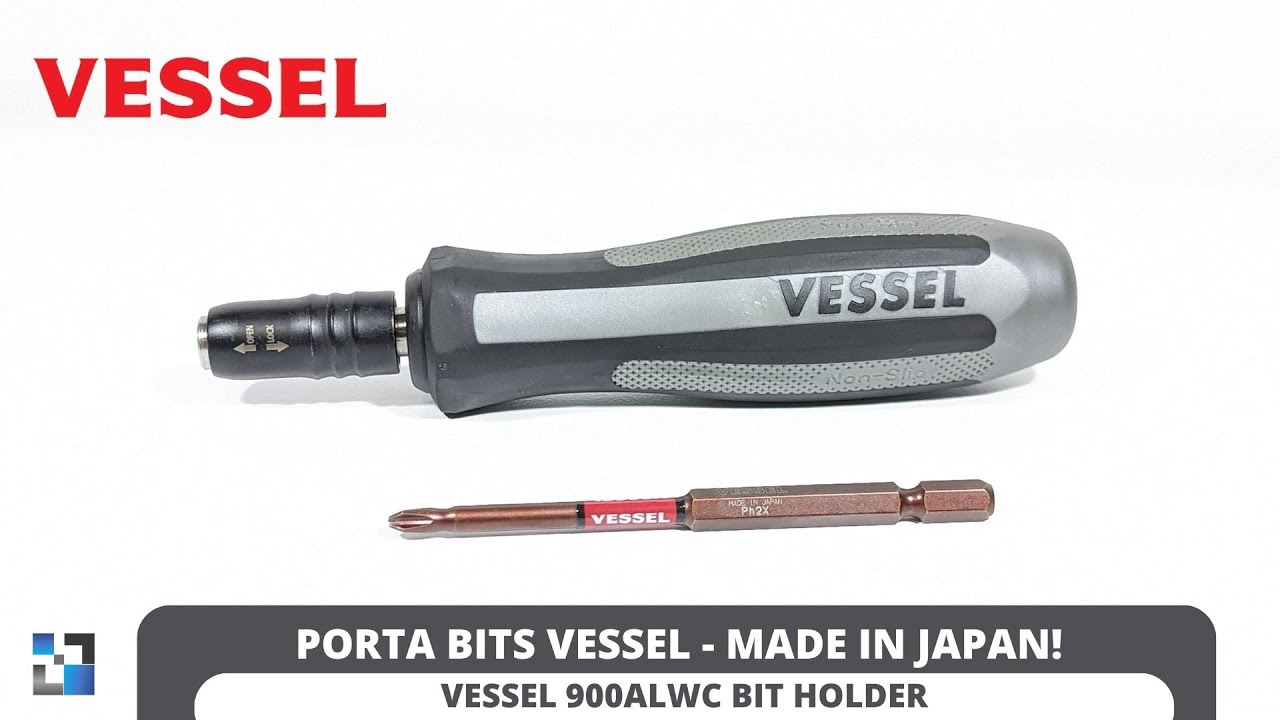 🇯🇵 NOVIDADE PORTA BITS VESSEL 900ALWC MADE IN JAPAN BARATO!! - YouTube
