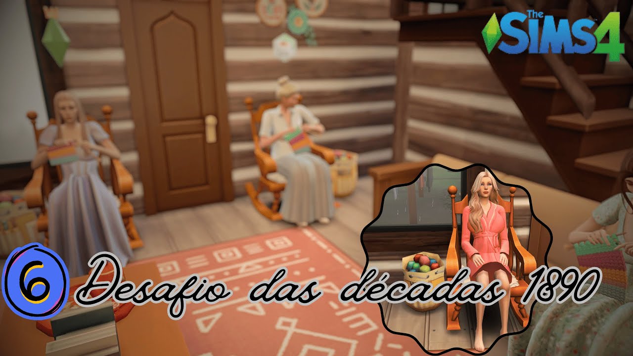 EP 06:TRICOTANDO ROUPAS NO CLUBE| DESAFIO DS DÉCADAS THE SIMS 4 PT-BR ...