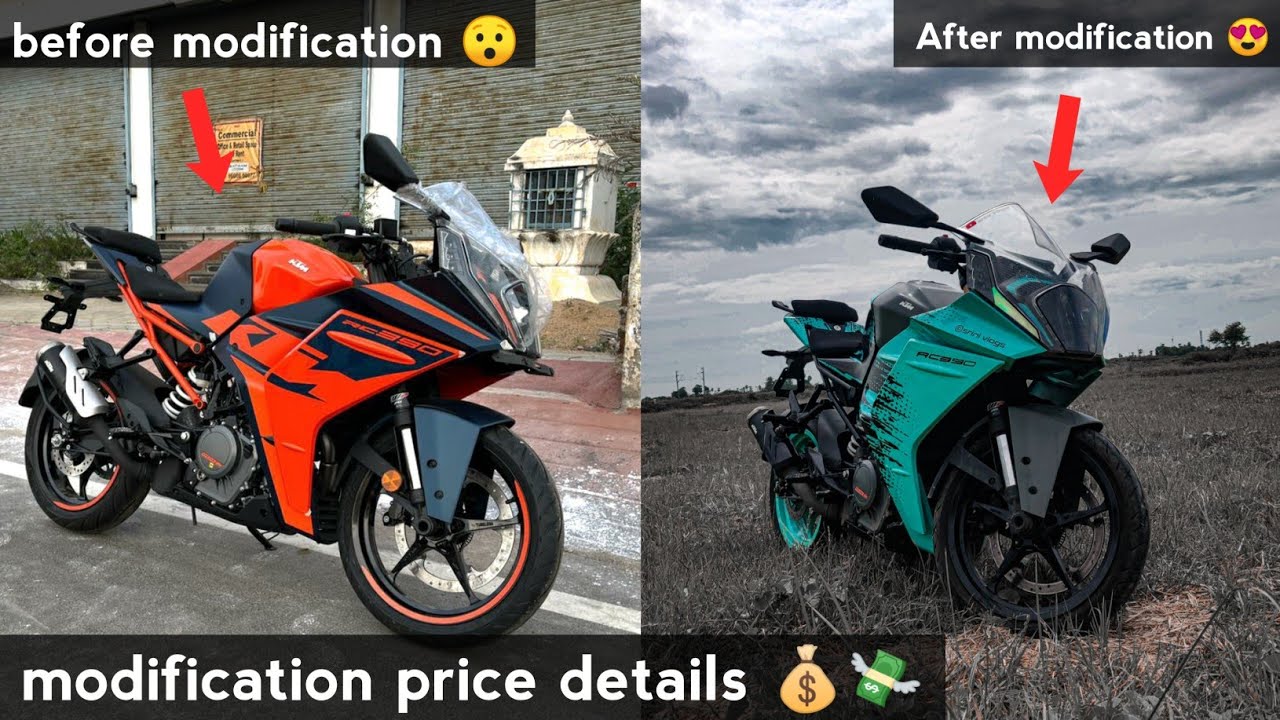 2022 KTM Rc 390 modification details 😯😍 / modification price details 💰💸 ...