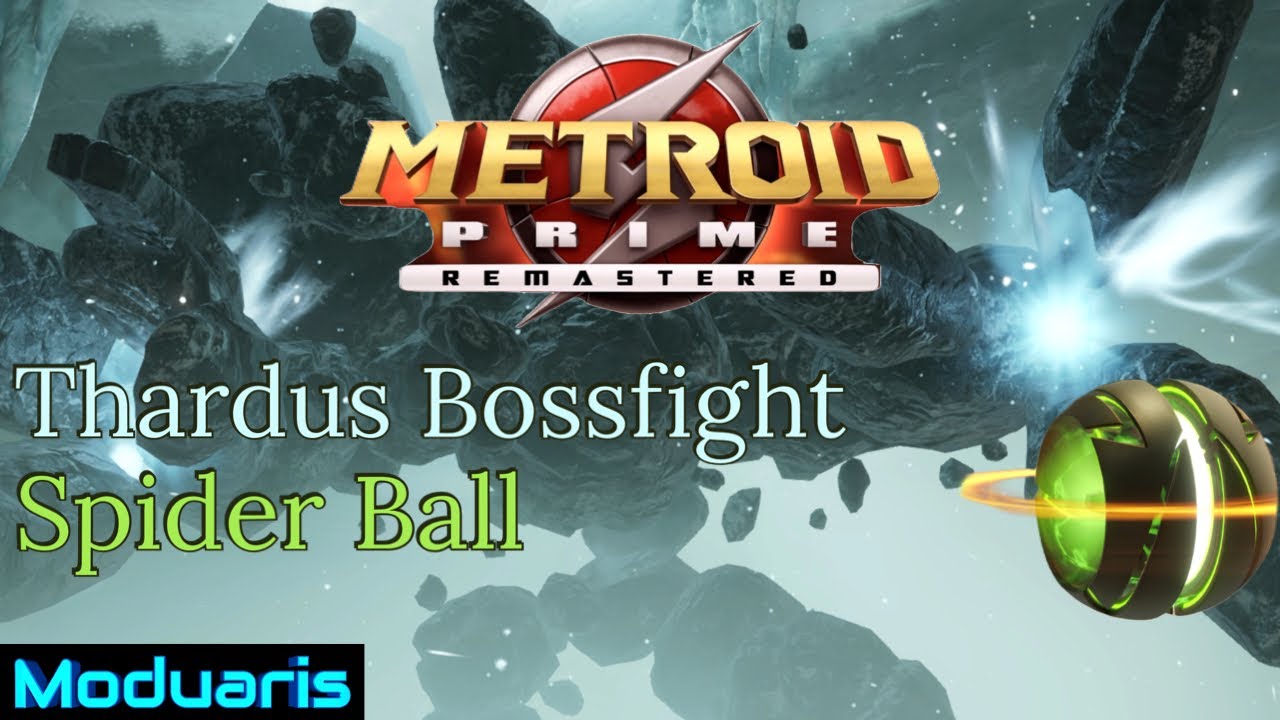 Metroid Prime Remastered Part 4 Thardus Bossfight & Spider Ball ...