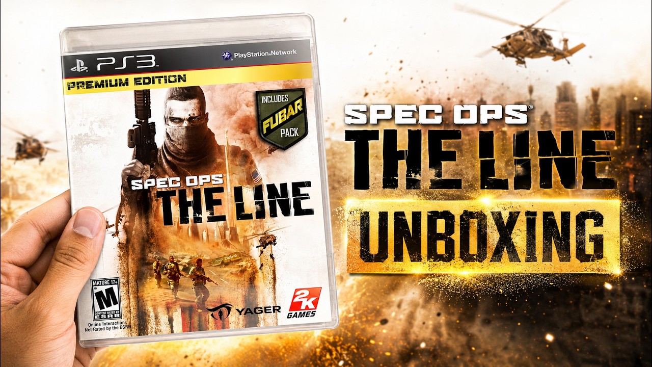 Unboxing SPEC OPS: THE LINE - Premium Edition (PS3) PT-BR [4K] - YouTube