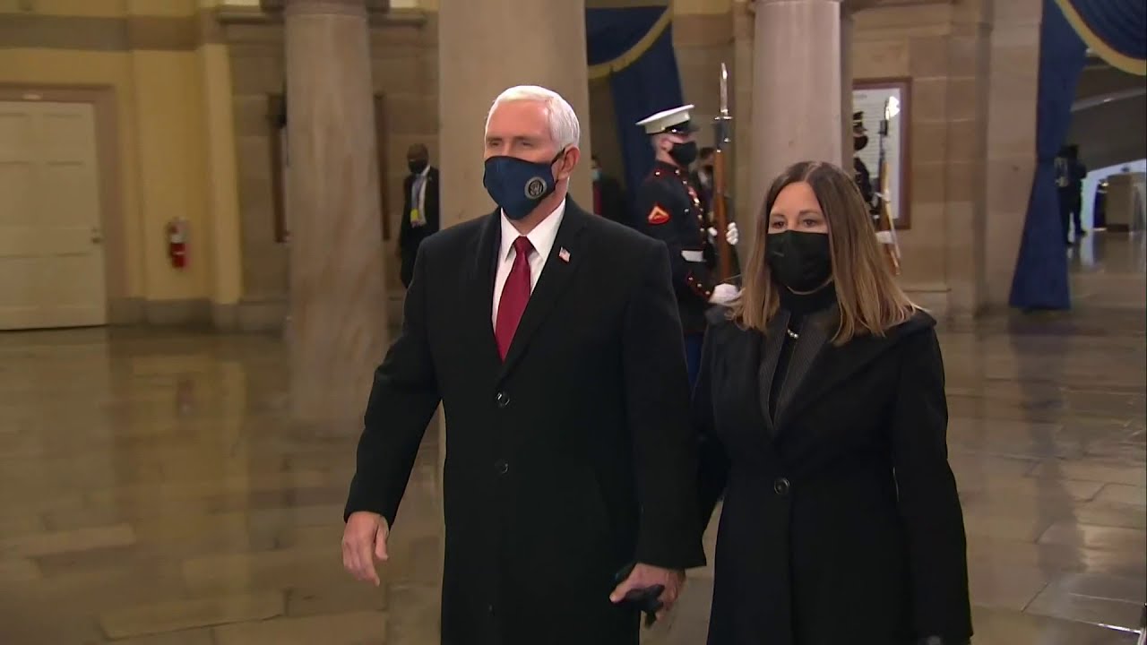 Vice President Mike Pence arrives at the U.S. Capitol for the ...