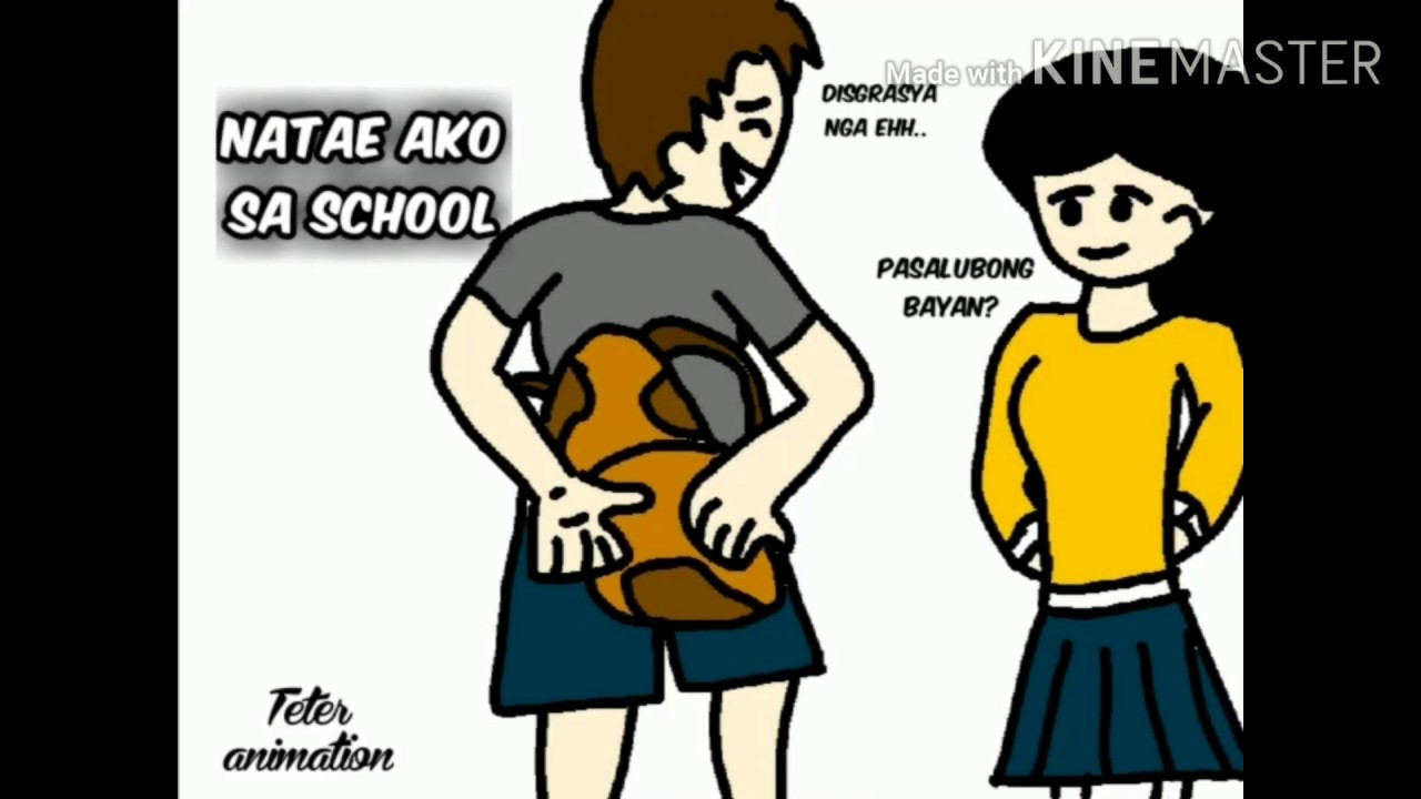 Natae ako sa school (pinoy animation) - YouTube