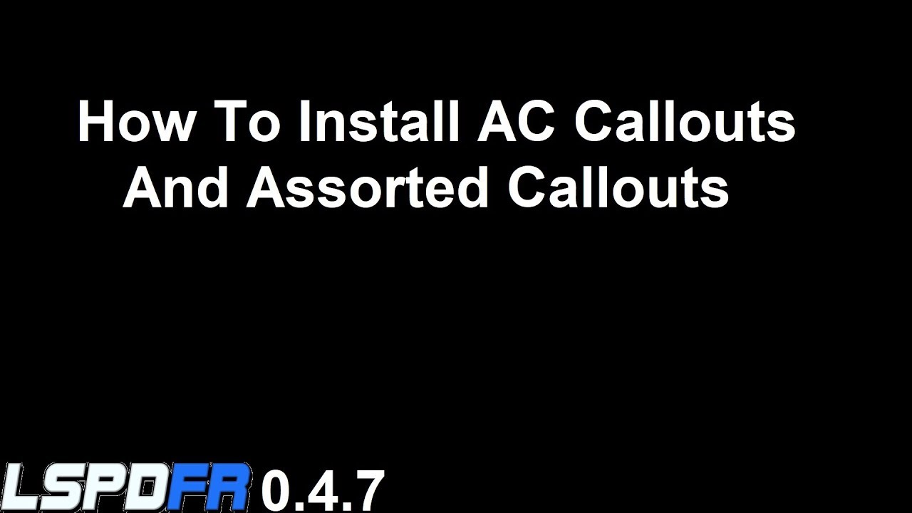 Installing AC Callouts And Assorted Callouts. - YouTube