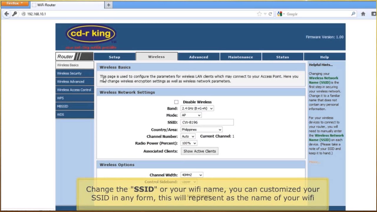 WIRELESS-N AP ROUTER IN WINDOWS 8 DHCP (WR-NET-028-CC) - YouTube