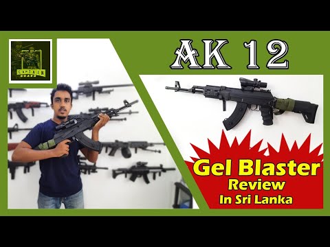 AK 12 Gel Blaster Gun | Toy Gun Reviews | Captain Guard - YouTube
