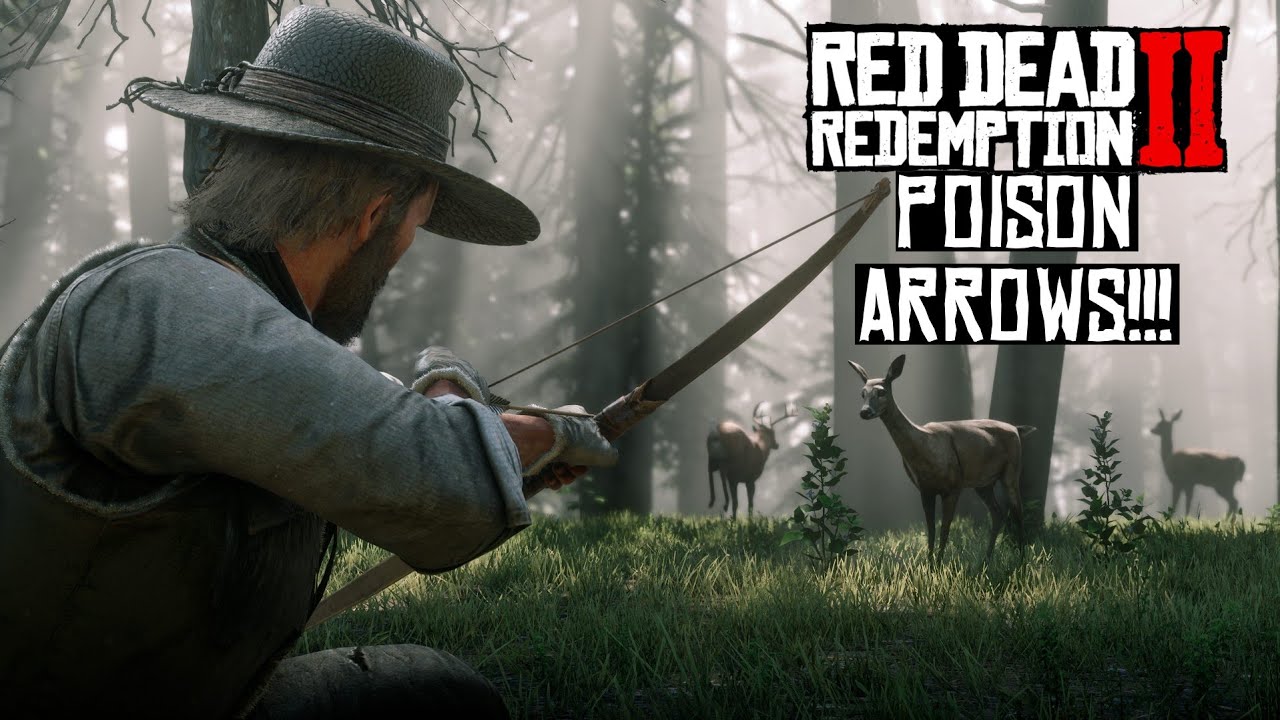 How to craft Poison Arrows in Read Dead Redemption 2 - YouTube