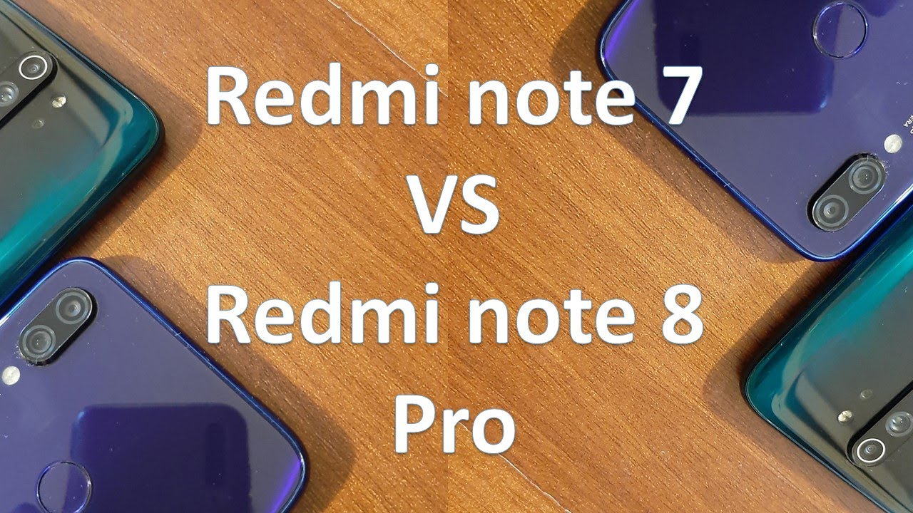Redmi note 7 VS Redmi note 8 Pro Comparación, prueba de rendimiento ...
