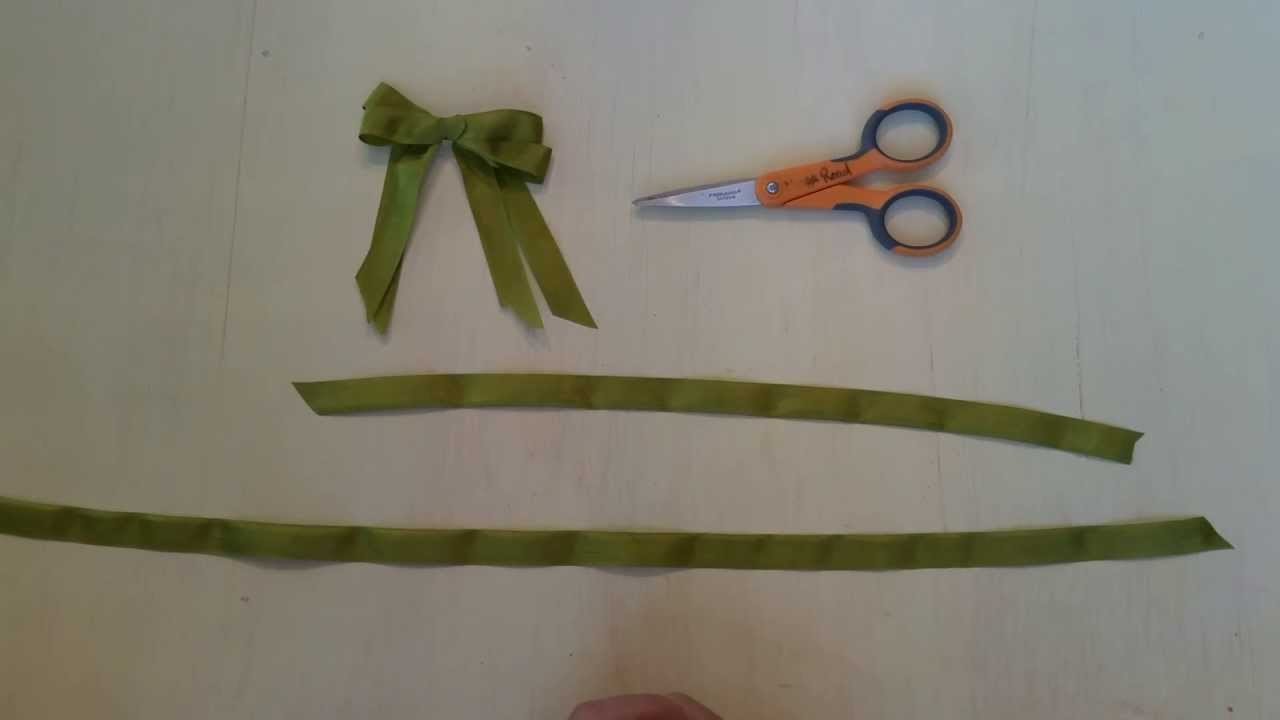 Hand-Tied Bow Tutorial - YouTube