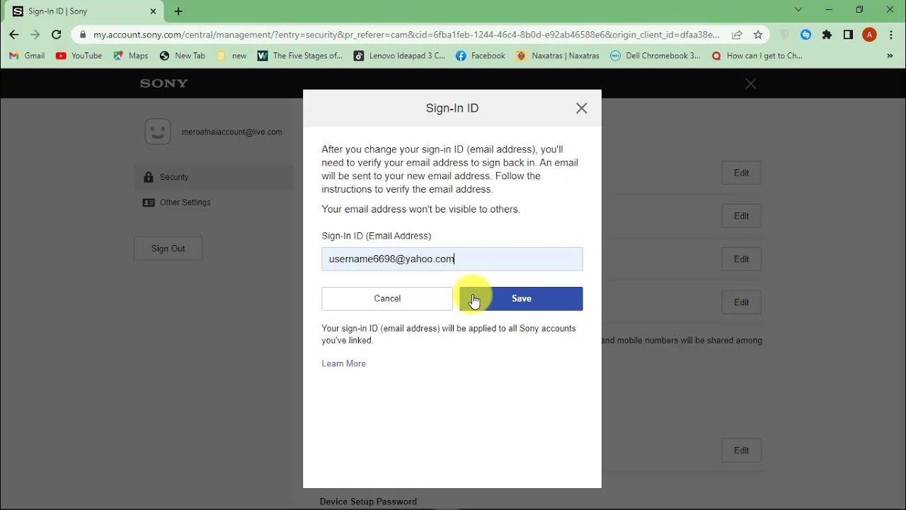 How To Change Your PlayStation Email ID - YouTube