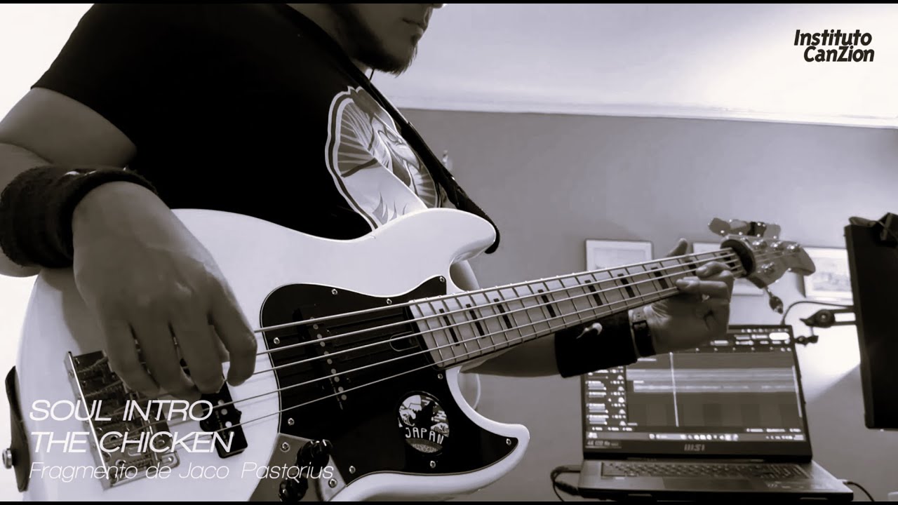 Soul Intro - The Chicken - Jaco Pastorius (Fragmento bass cover) - YouTube