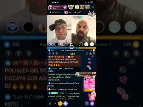 TANER ile CENK HOCA canlı yayında kavga ediyor konu meter (bigo live)
