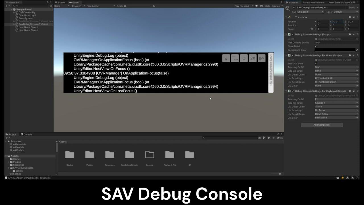 SAV Debug Console Short Intro - YouTube
