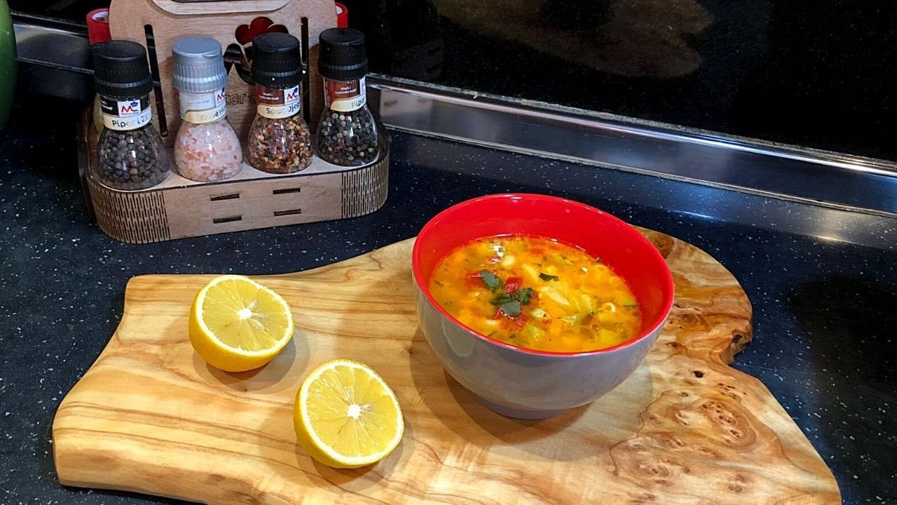 Supë me Perime dhe Makarona | Vegetable and Pasta Soup - YouTube