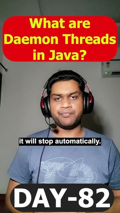 What are Daemon Threads in Java? #java #interview #interviewtips - YouTube