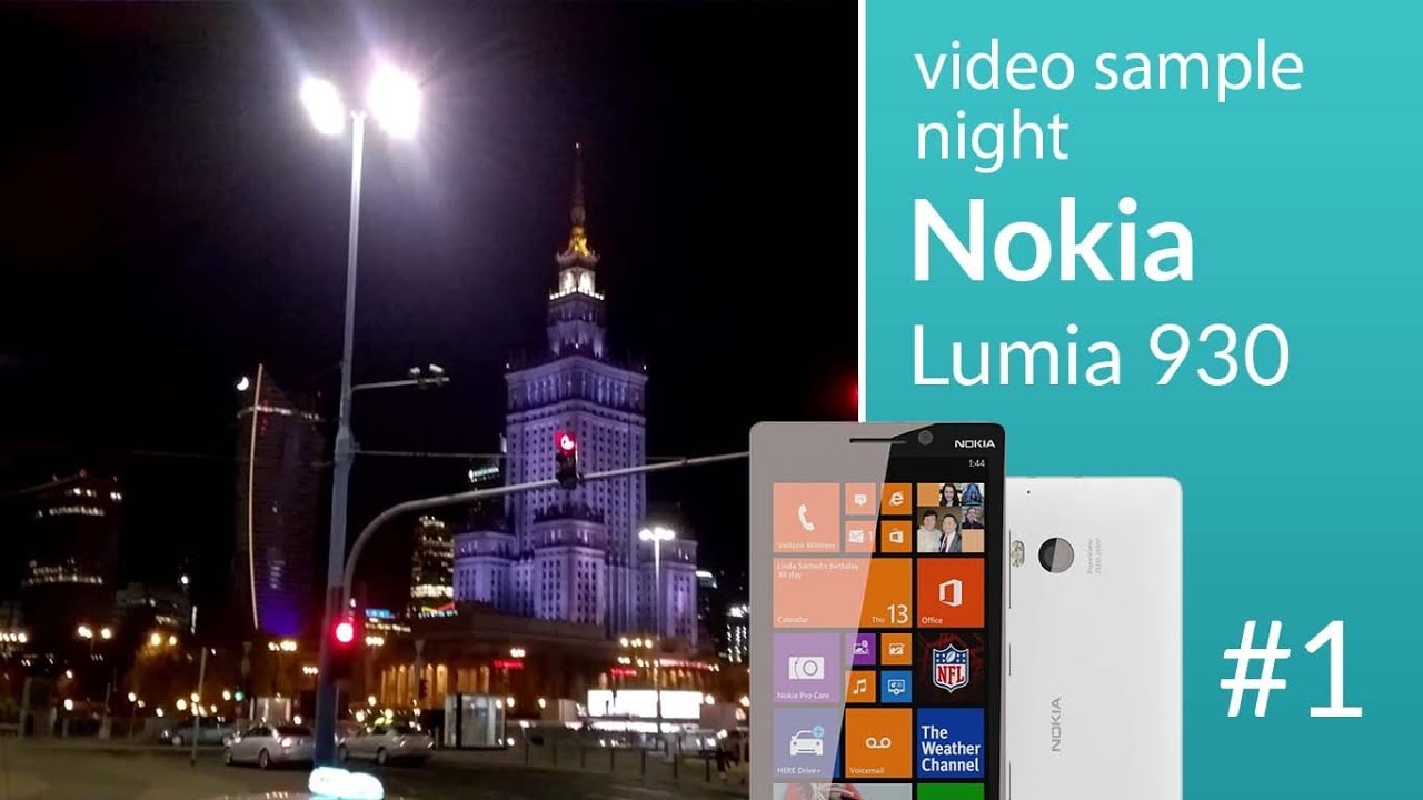 Nokia Lumia 930 camera test: night video 1 (1080p)