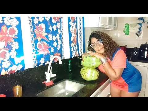 Fiquei apavorada com o calango.