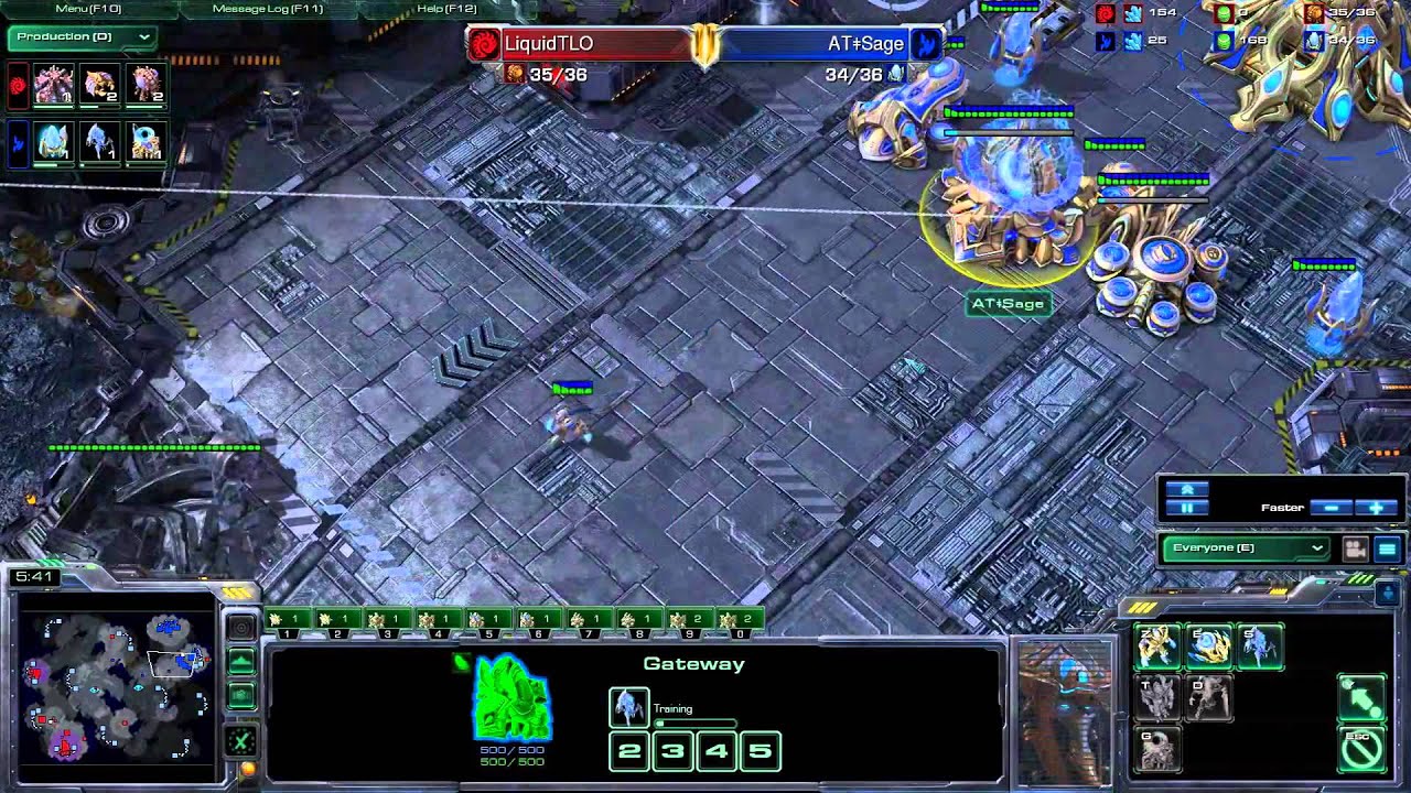 Starcraft 2 TLO vs AT Sage PvZ VOD SC2 - YouTube