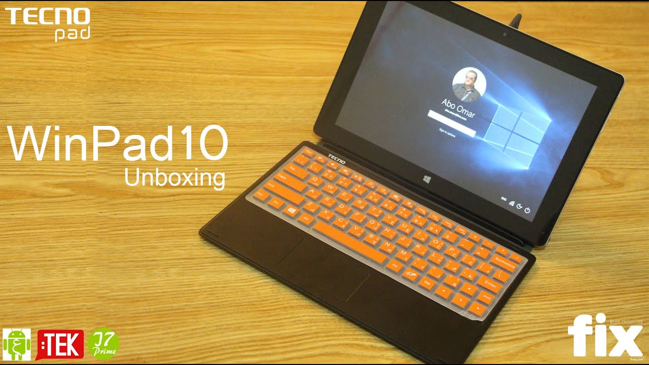 Tecno winpad 10 unboxing - فتح علبة تكنو وينباد 10 - YouTube