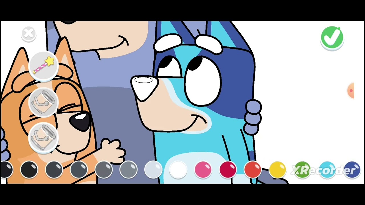 Bluey display #bluey #colors #colorearparaniños #familia - YouTube