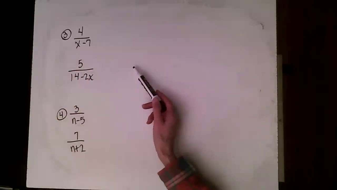 Section 7.3 (Practice) Write Rational Expressions with Least Common ...