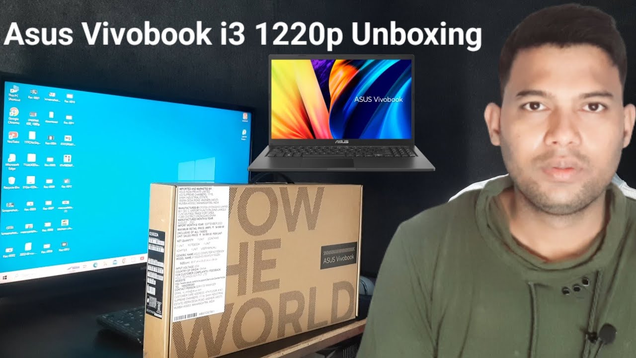 Asus Vivobook 15 Unboxing | Asus i3 1220p Laptop unboxing - YouTube