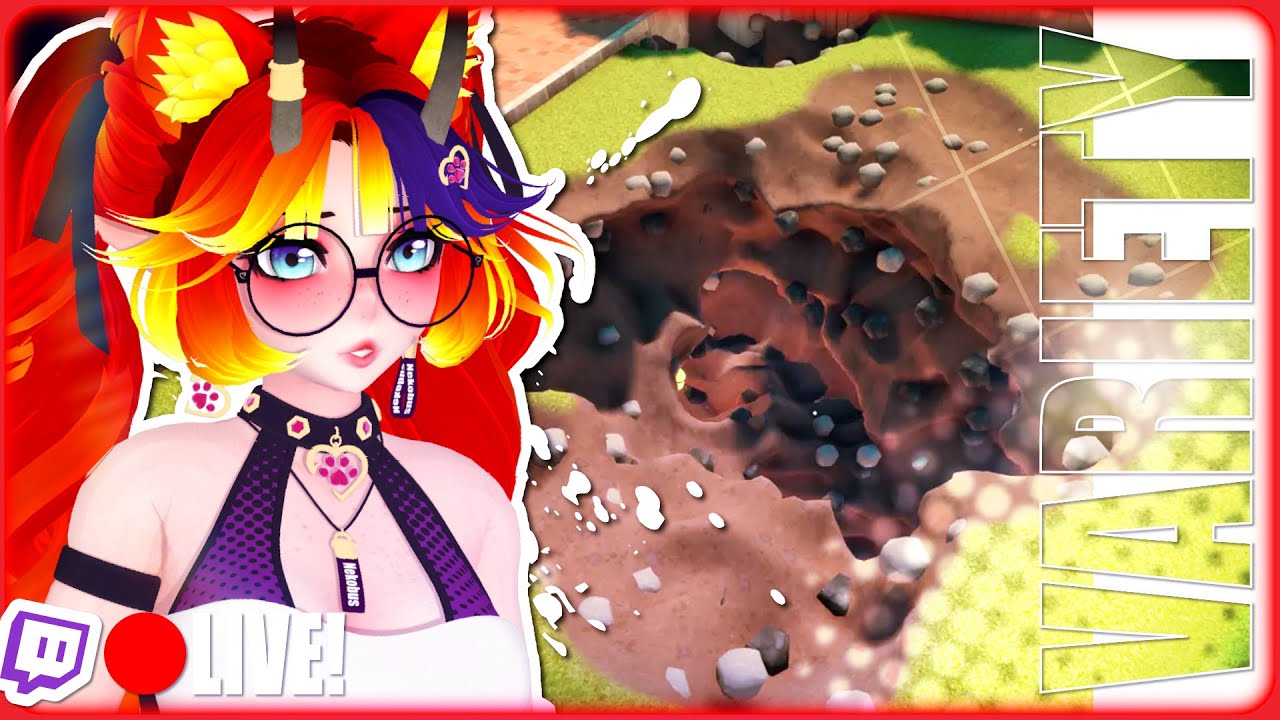 Rate My Hole! ~ Dumb Ginger Cat Vtuber Digs Up Garden - YouTube