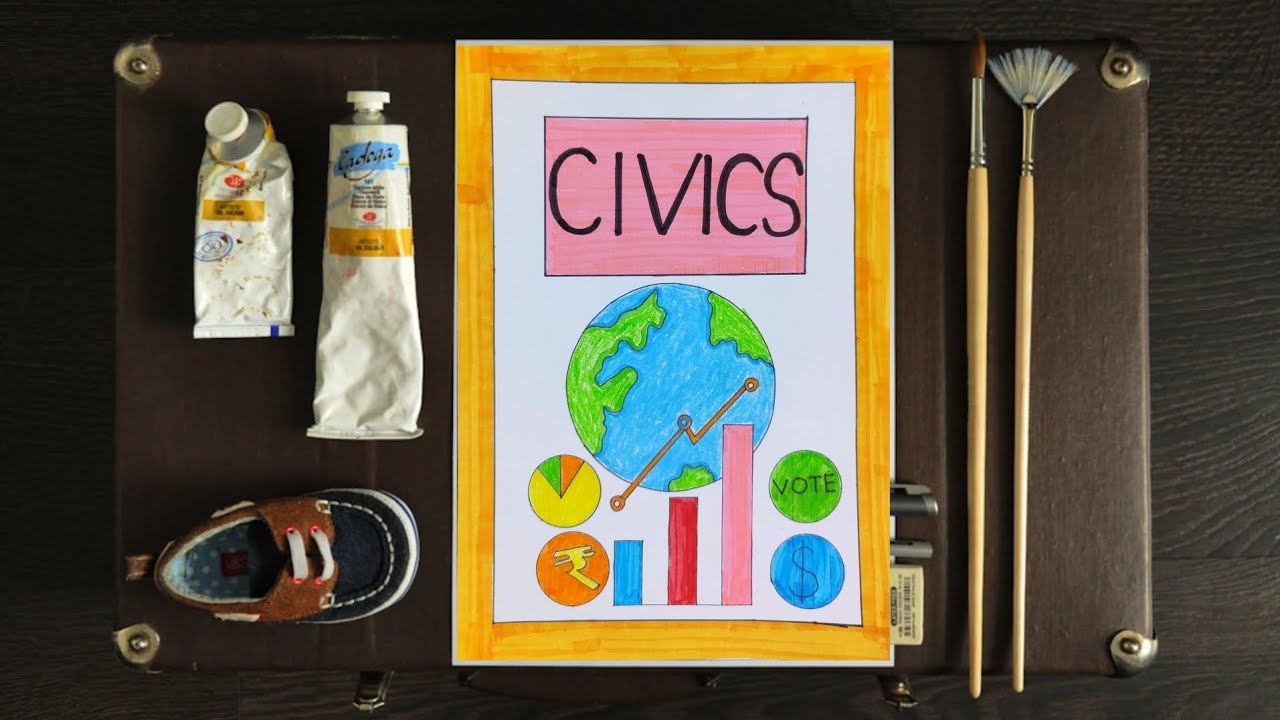 Civics Front Page Design for Project File | Easy & Creative Portfolio ...
