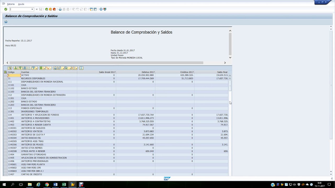 📗🚀 COMO usar SAP / Guia SAP - Balance de Comprobación y Saldos ZFIGL012 ...