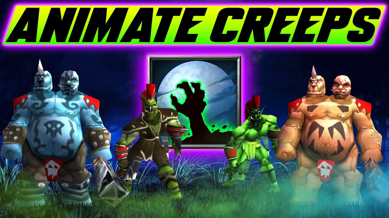 WC3 Animate Dead RUSH - With High Level Creeps - Grubby - YouTube