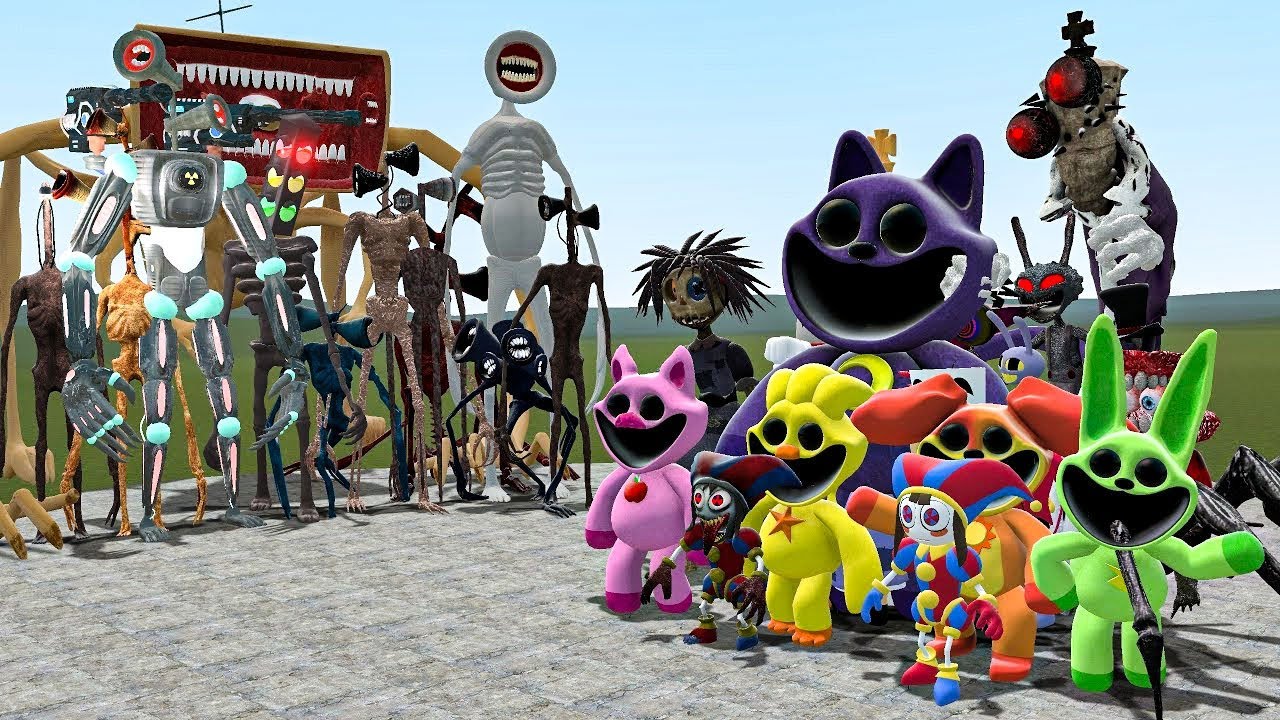 ALL CARTOON CATS VS ALL FNAF 1-9 SECURITY BREACH ANIMATRONICS In Garry ...