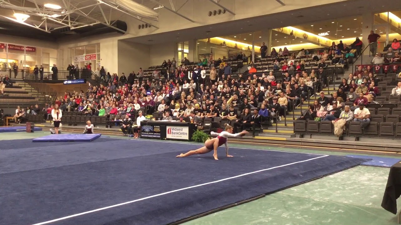Megan Gentry Floor @ MIC Championships 3-23-18 (9.70) - YouTube