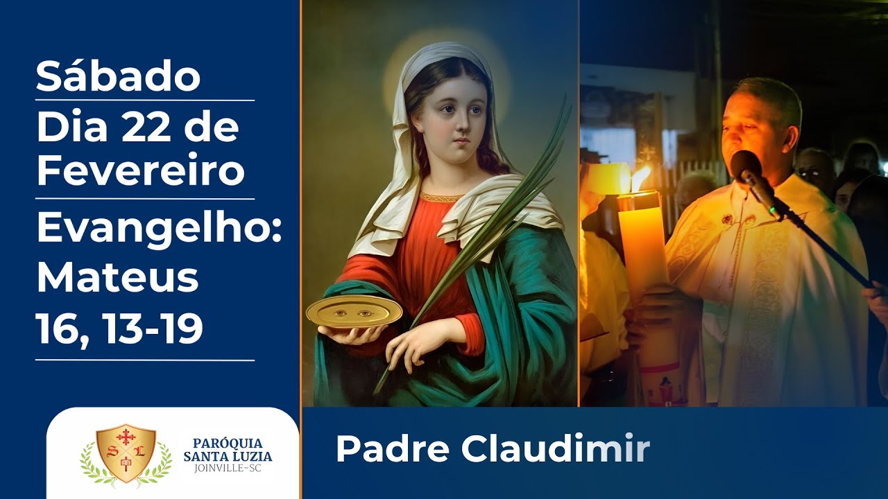 Evangelho do dia 22/02/2025 (Sábado) - Evangelho de São Mateus 16, 13 ...