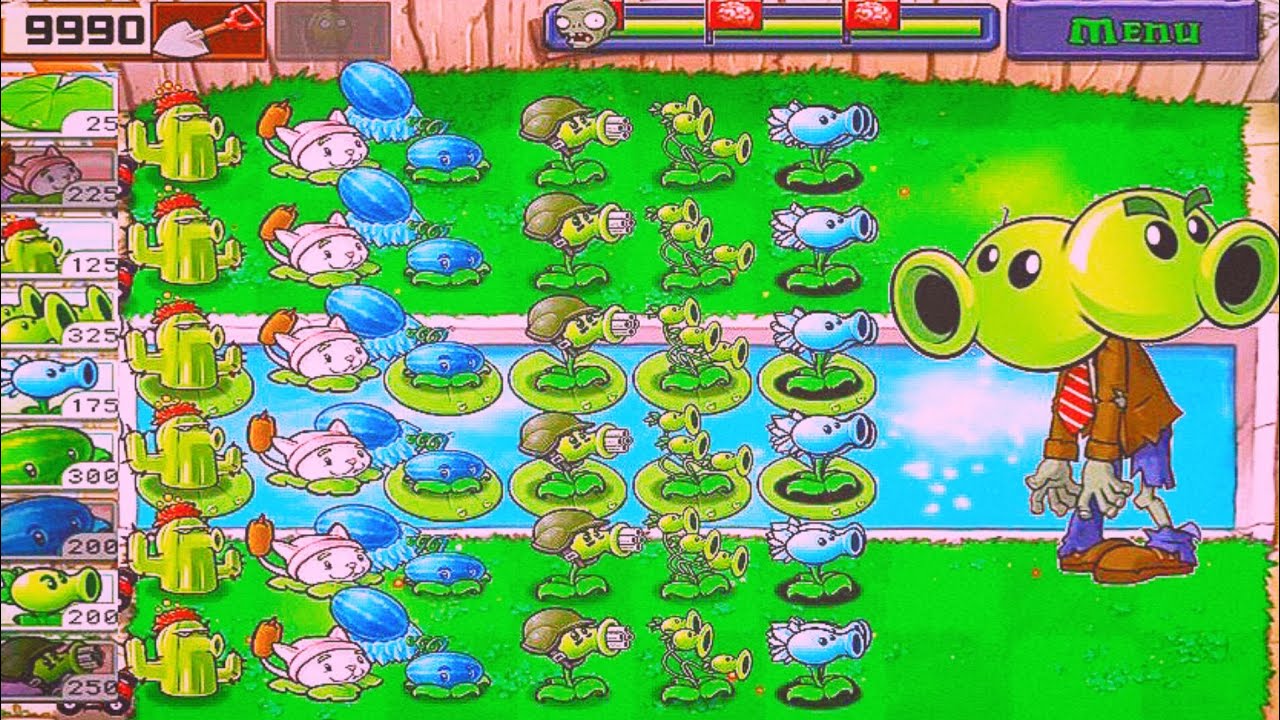 Plants Vs Zombies | Mini Games | ZomBotany (1/2) Chapter Completed ...