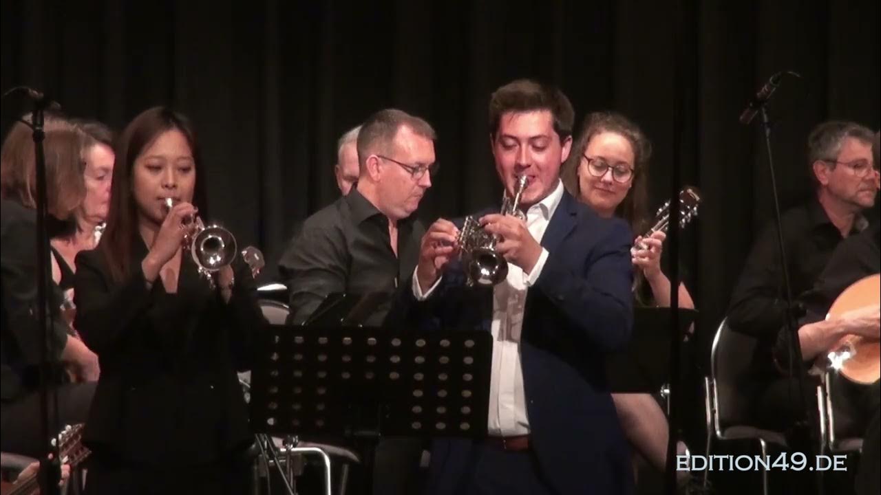 Vivaldi Concerto RV 537 trumpet Tobias Krieger Goeun Park Mandolin Orchestra Ettlingen Boris ...