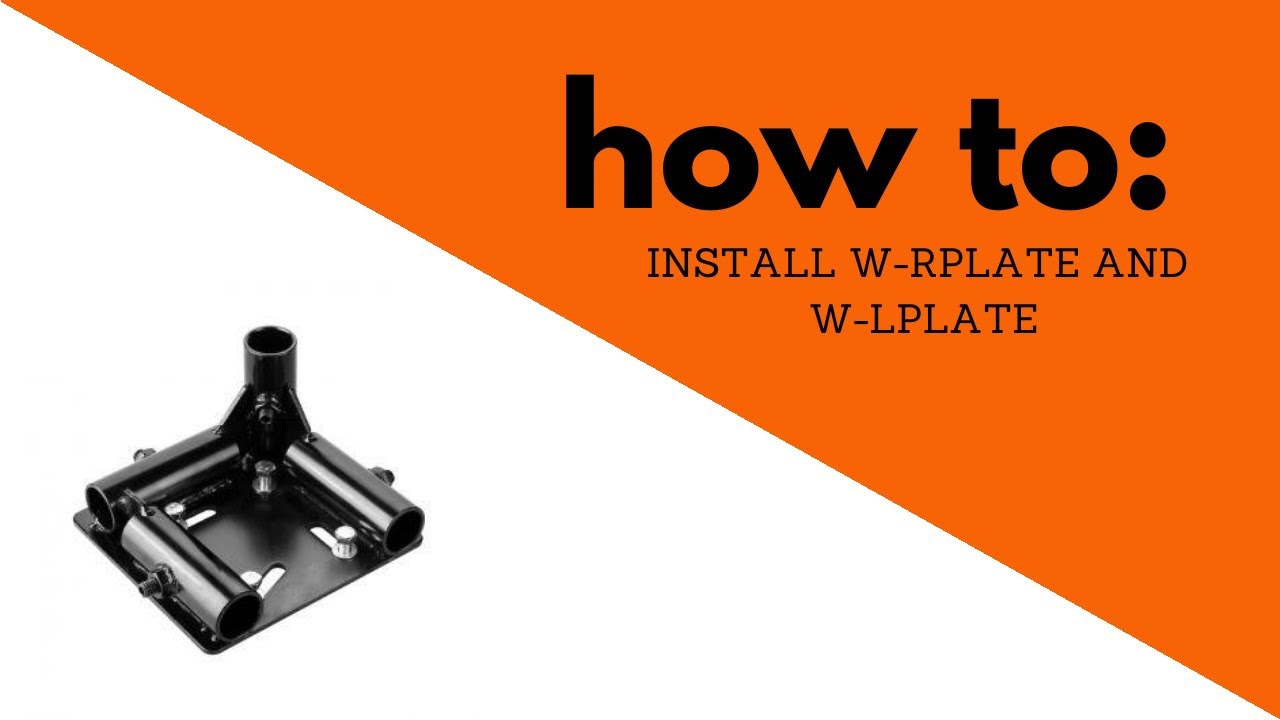 How to install W-RPLATE and W-LPLATE - YouTube