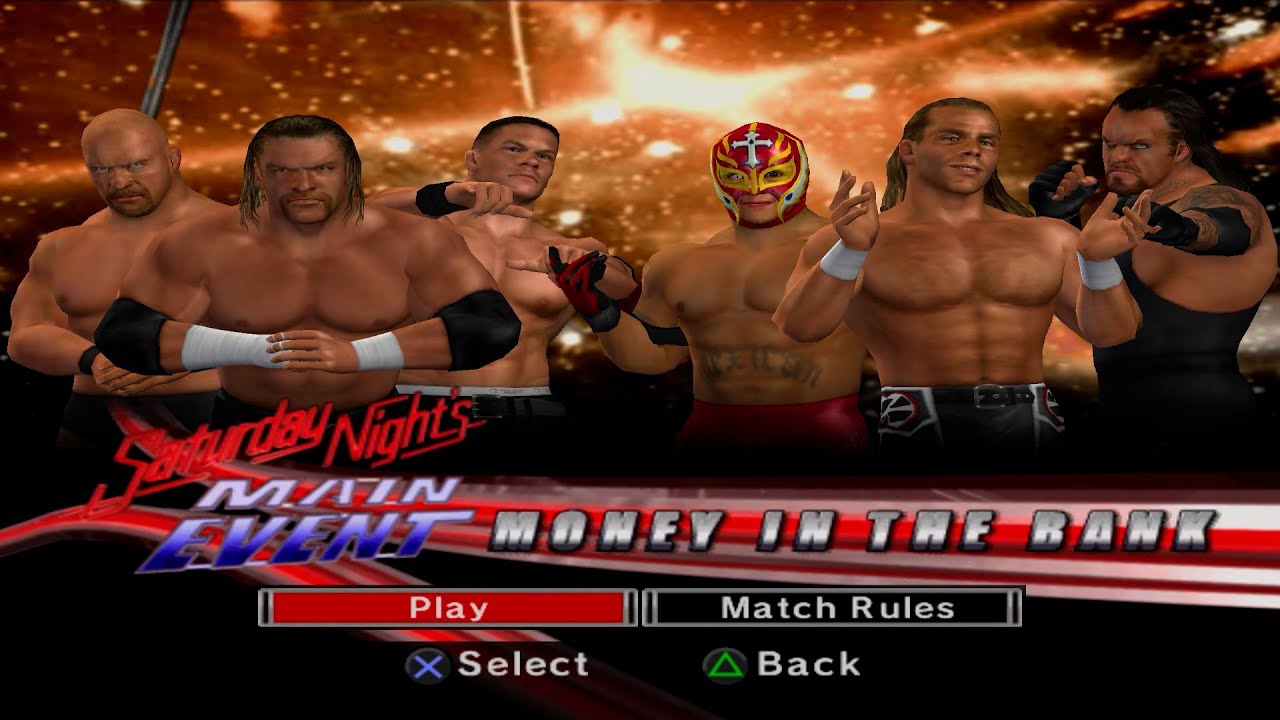 WWE SmackDown vs. Raw 2007 - StoneCold,Cena,HBK,TripleH,Mysterio ...