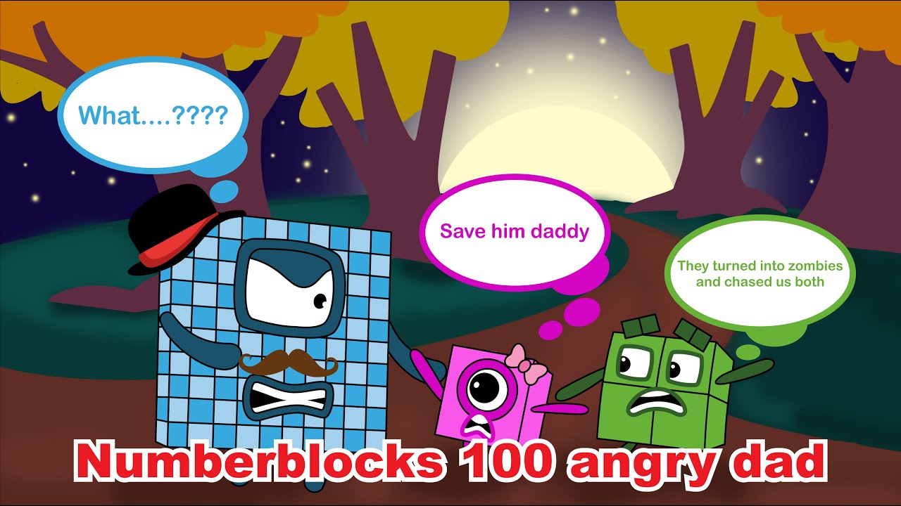 Numberblocks 100 angry after Nb 4 tells everything | Numberblocks fan ...
