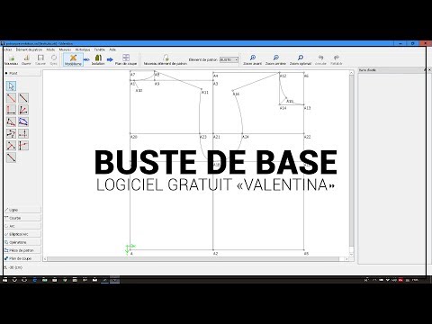 Faire son buste de base avec le logiciel Valentina