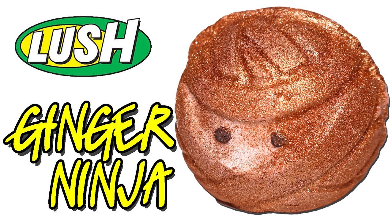 LUSH - GINGER NINJA Bath Bomb - JAPAN Exclusive Underwater DEMO ...