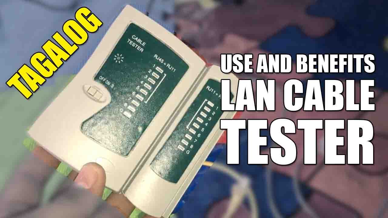 Paano Gamitin Lan Ethernet Cable Tester RJ45 RJ11 How To Use Computer ...