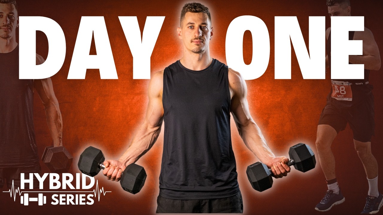 Day 1 - 30 Min Full Body Strength Workout with Dumbbells | Hybrid ...
