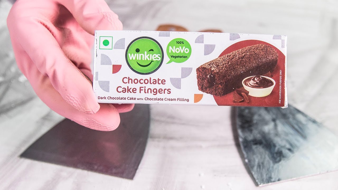 ICE CREAM ROLLS with Winkies Chocolate Cake Fingers Experiment - YouTube