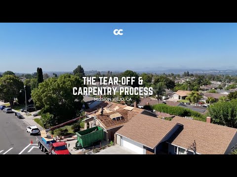 A View of the Tear-off & Carpentry Phase | GreenCal Construction - YouTube