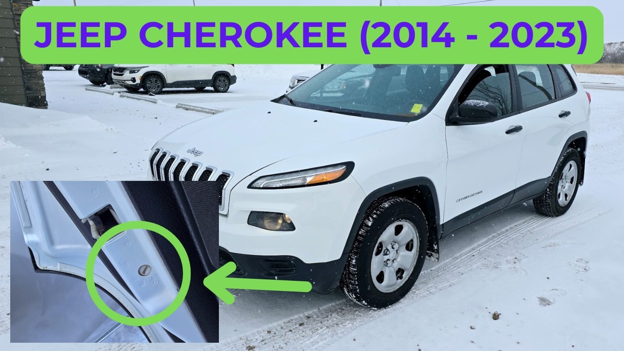 Jeep Cherokee - HOW TO ENGAGE / DISENGAGE CHILD SAFETY LOCK (2014 ...